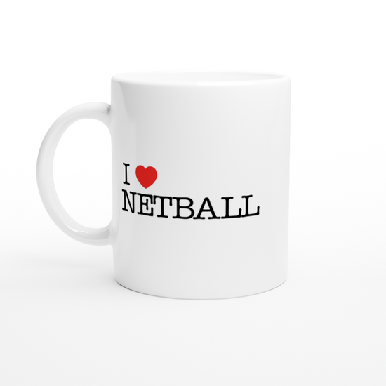 Netball Mugs | Unique Netball Mugs | I Love Netball Mug | Mugify